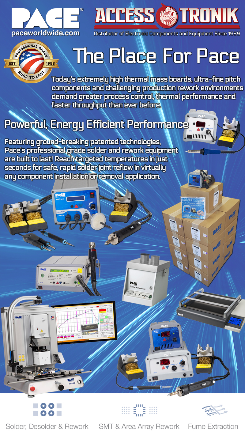 Pace soldering and rework equipment