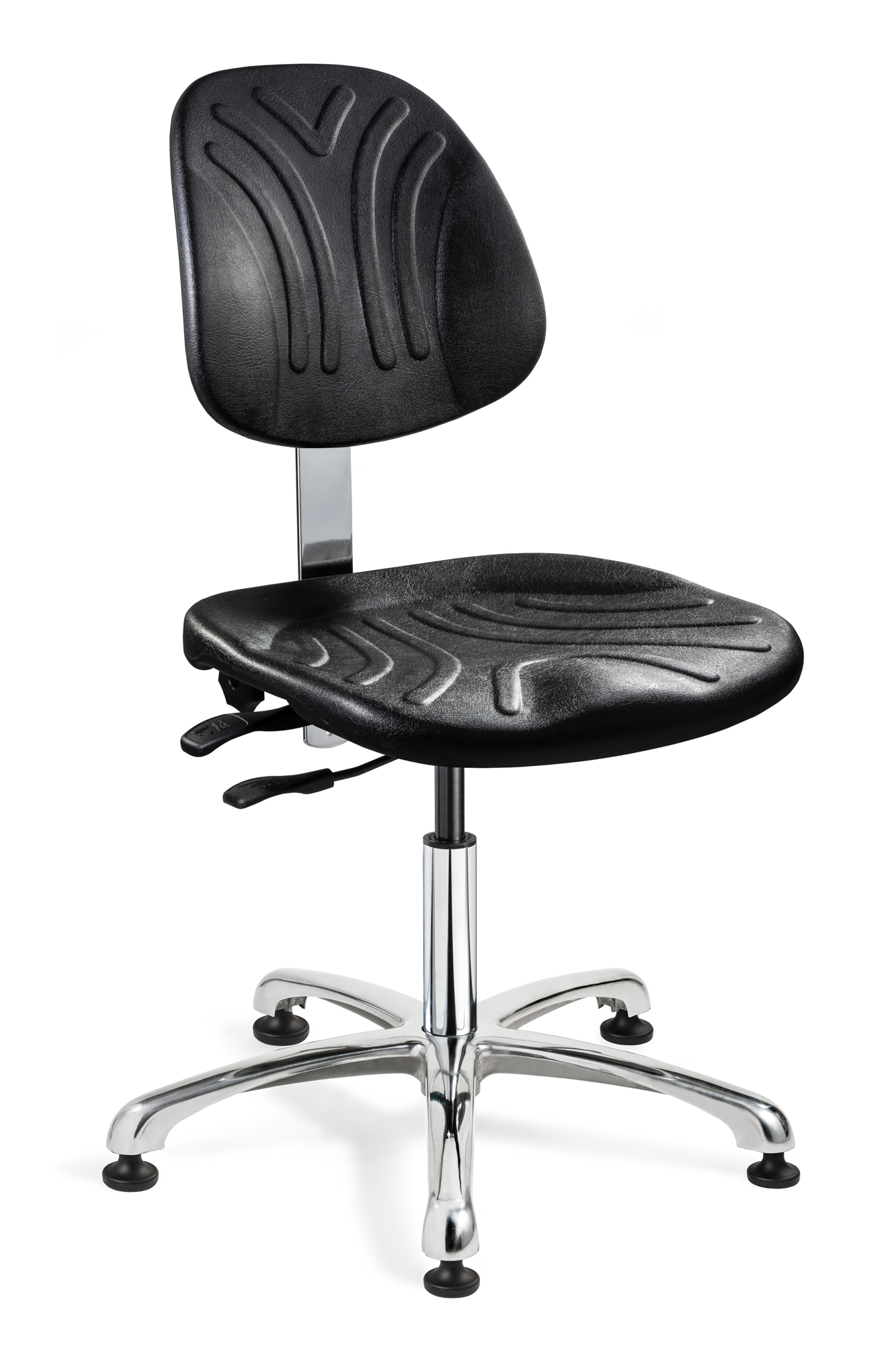 accessotronik.com: Dura Heavy-Duty Desk Height Blk Polyurethane Chair ...