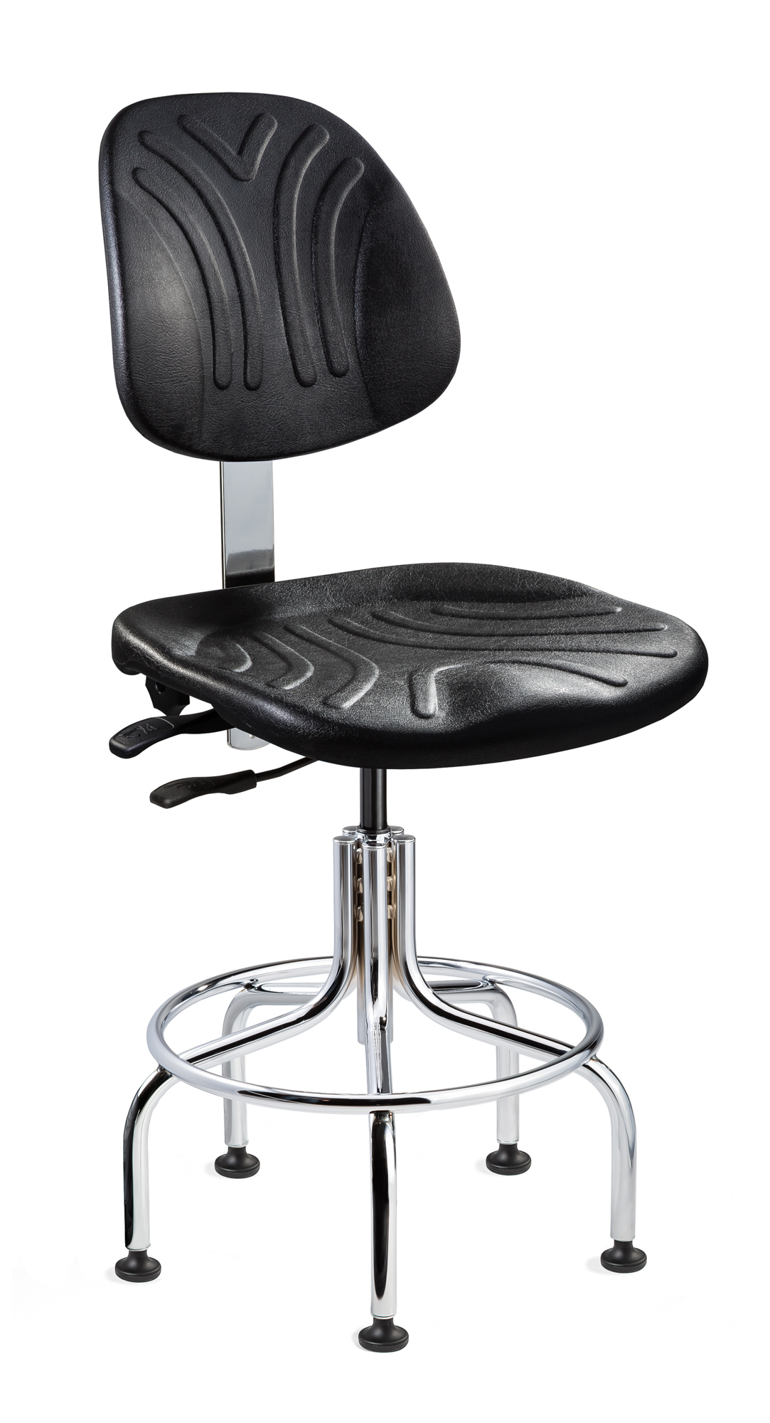 accessotronik.com: Dura Heavy-Duty Desk Height Blk Polyurethane Chair ...