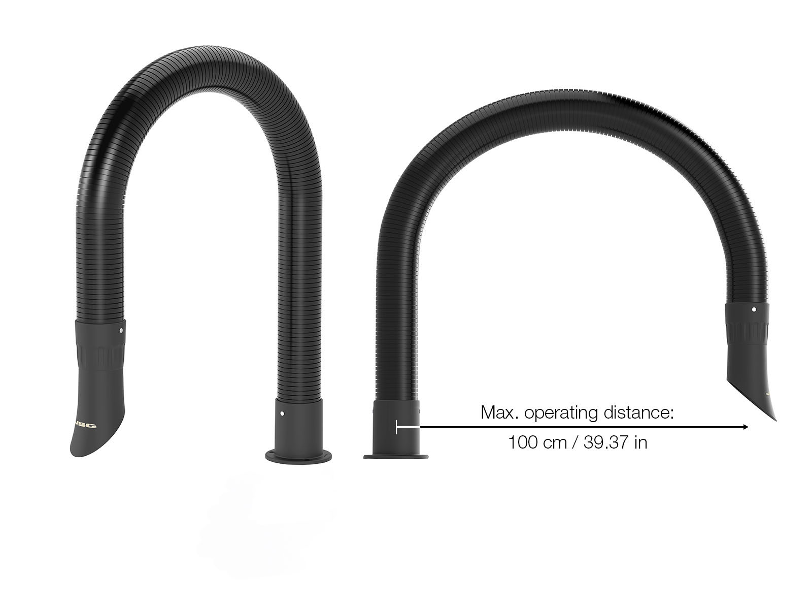 accessotronik.com: Long Flexible Arm Ø 50 mm - Tube Extended by 20 cm ...