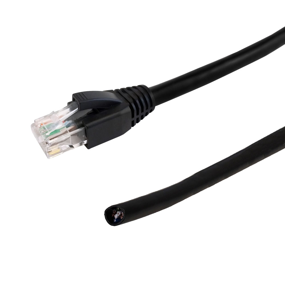 accessotronik.com: RJ45 to Blunt Cat6 Solid UTP outdoor UV Direct ...