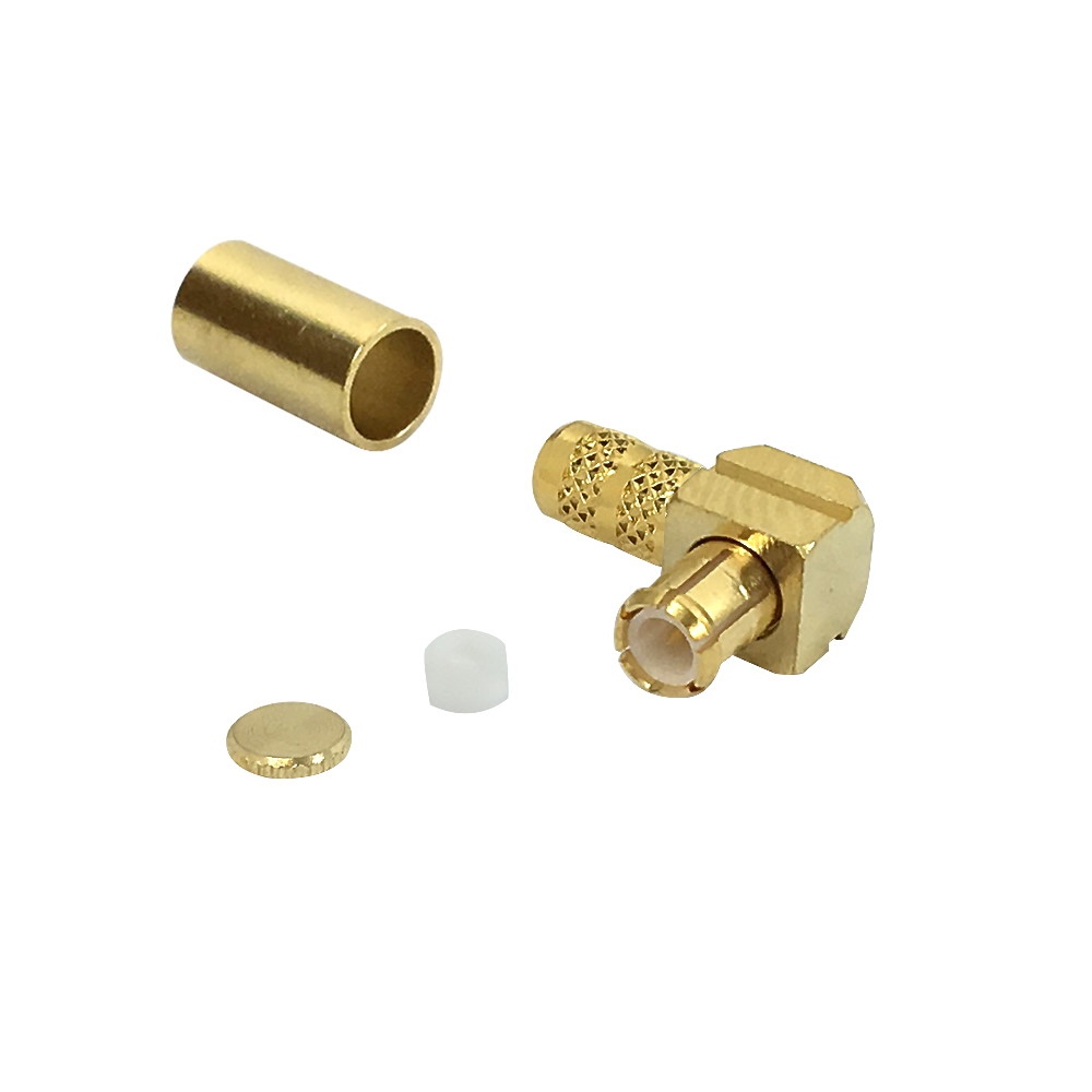 accessotronik.com: MCX Male Right Angle Crimp Connector for RG58 (LMR ...