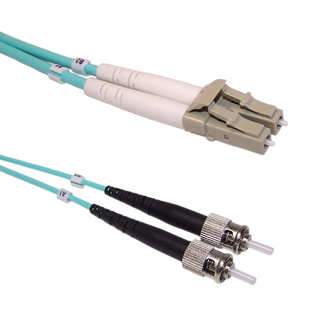 accessotronik.com: OM3 Multimode Duplex LC/ST 50 Micron - Fiber Optic ...