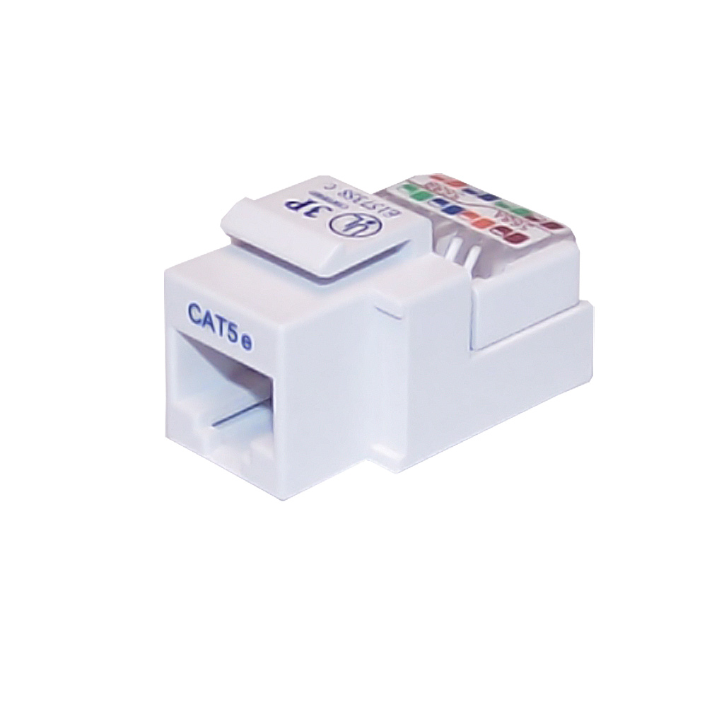 accessotronik.com: Cat5E RJ45 Tool-Less Jack -White