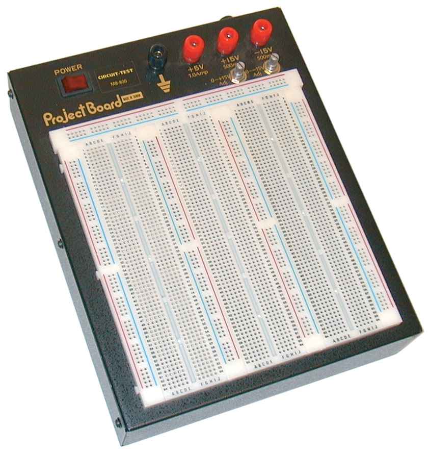 accessotronik.com: MB-800 - Breadboard System with Power Supply